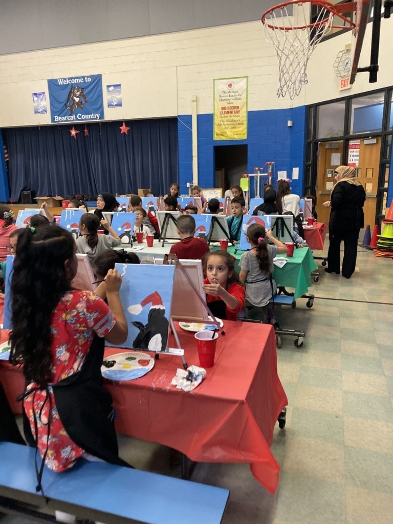 Students Learn to Paint Like Real Artists at Becker – Becker Elementary ...