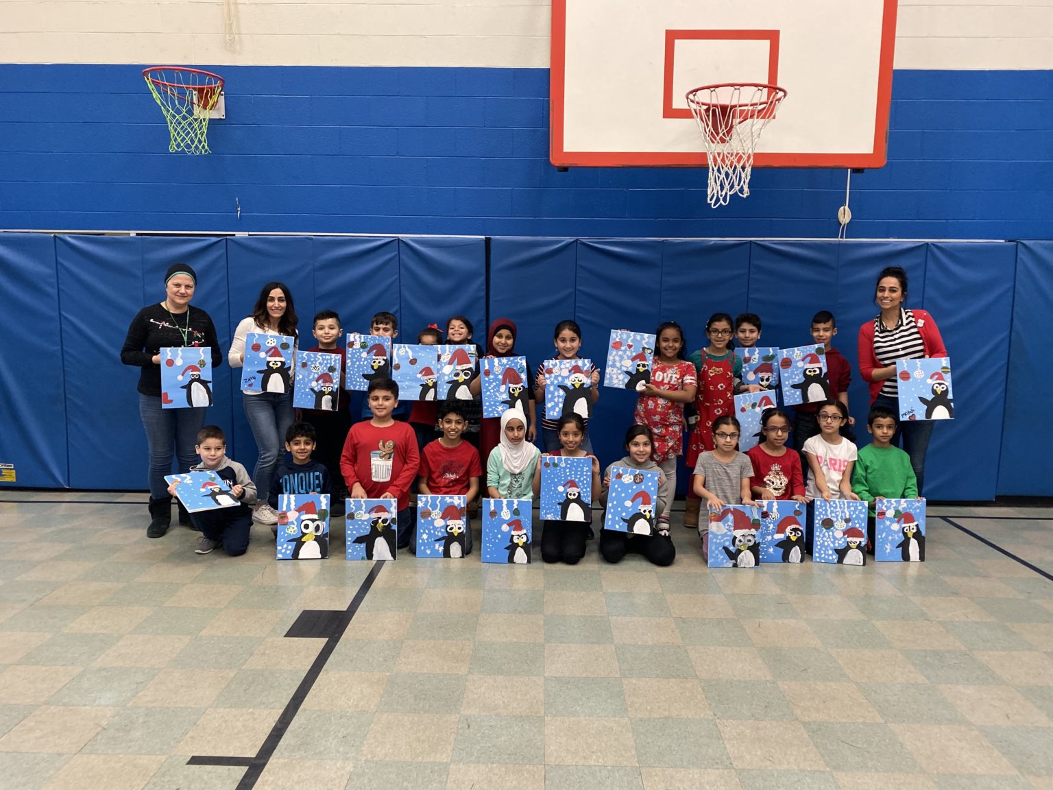 Students Learn to Paint Like Real Artists at Becker – Becker Elementary ...